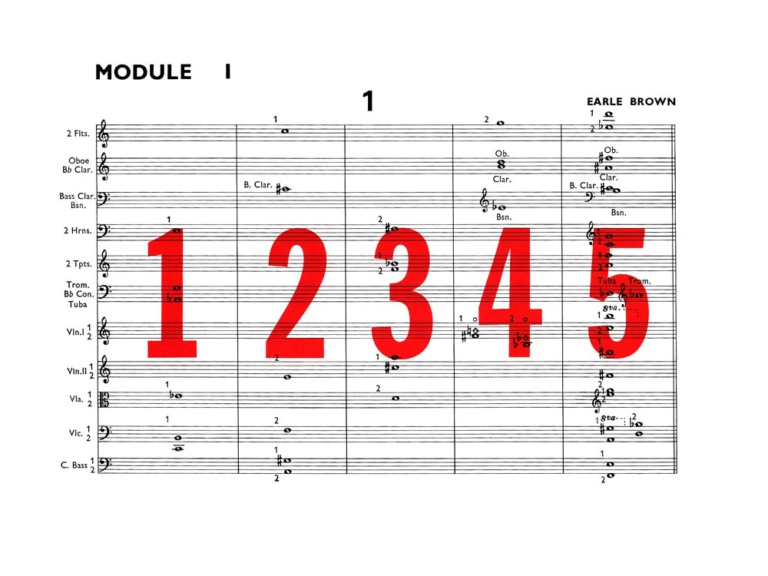 Module I – Earle Brown Music Foundation